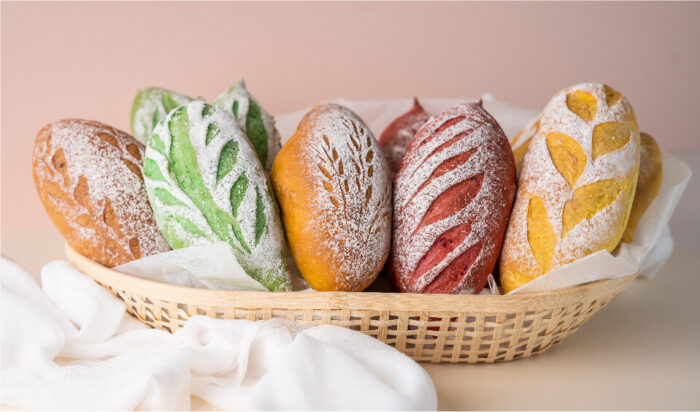 Multi-Coloured Bread Rolls - Saf-instant Japan
